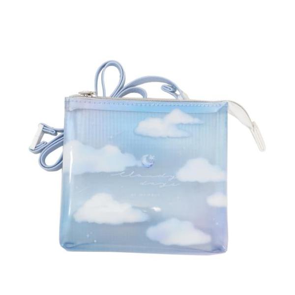 「クリップポケット」 クリップポケット 2ポケットクリアマルチポッケ クラウディデイズ クーリア ポケットがない服でもクリップで簡単に取り付け出来る 毎日が楽しくなるキュートなZAKKAシリーズこちらはハンカチやティッシュ、マスクやお菓子な...