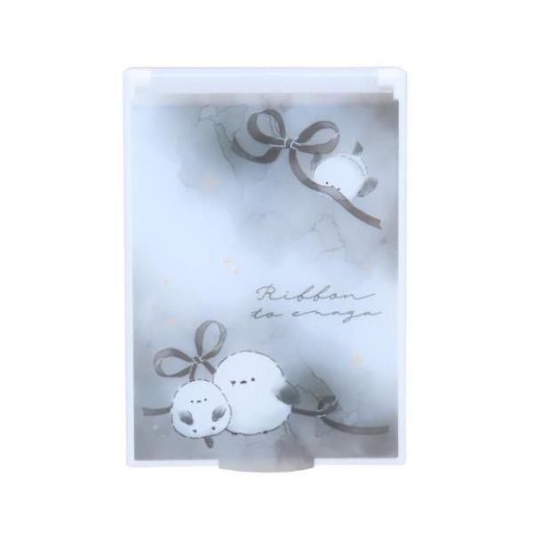 「手鏡」 Sサイズミラー しまえなが 手鏡 クーリア りぼんとえなが どこでもサッとメイクの確認できるのが嬉しい 毎日が楽しくなるキュートなZAKKAシリーズこちらは女子の必需品[ミニスタンドミラー]コンパクトサイズで持ち運びにGOOD開い...