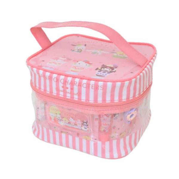 「コスメ雑貨」 ビニールバニティメイクアップバッグ サンリオキャラクターズ キッズコスメ サンリオ レイス P サンリオキャラクターたちとおめかしを楽しもう 大人気サンリオキャラクターズグッズにまたまた可愛いnewアイテム登場こちらはギフト...