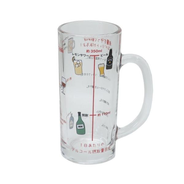 「ビアグラス ジョッキ」 ビールグラス グッズ ビアジョッキ 新アルコール摂取適量ジョッキ サンアート 適量守って健康生活  1日のアルコール摂取量が一目でわかる 思わずニッコリしちゃうような酒器シリーズこちらは1日当たりのアルコール摂取量...
