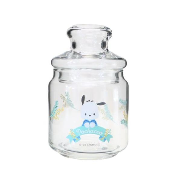 「保存容器 保存ビン」 ポチャッコ グッズ 保存容器 キャラクター ガラスキャニスター お菓子など小物を可愛く収納できるキャニスター 大人気サンリオキャラクターグッズにまたまた可愛いnewアイテム登場こちらはキャンディなどお菓子を可愛く収納...