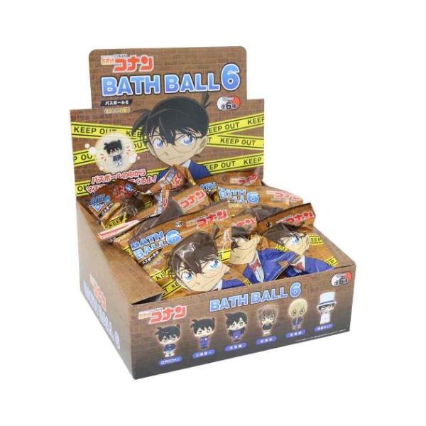 「入浴剤」 名探偵コナン グッズ 入浴剤 少年サンデー アニメキャラクター バスボール6 全6種 24個入セット キッズ大喜び かわいいマスコットが飛び出すバスボール 子供たちが大喜び間違いなしの[名探偵コナン]バスボール入浴玉が新登場バス...