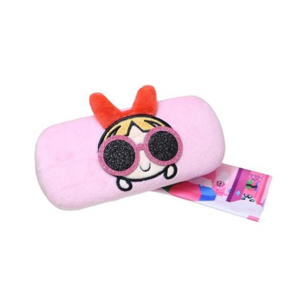 「メガネ サングラス」 パワーパフガールズ メガネケース 眼鏡ケース ブロッサム キャラクター ぬいぐるみ生地が可愛いメガネケース スーパーパワーを持ったブロッサム バブルス バターカップの3人娘が大活躍する[POWER PUFF GIRL...