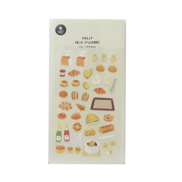 「その他シール」 シールシート スワテリエステッカー old bakery S＆C 手帳やノートを可愛くデコレーションしちゃおう 毎日が楽しくなるキュートなZAKKAシリーズ手帳やノート、アルバムなどのステーショナリーに貼って可愛い[ステッ...