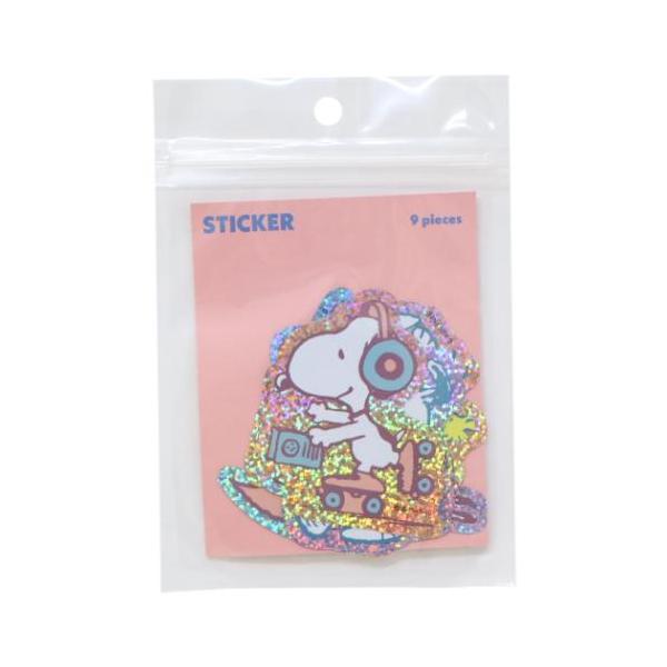 「フレークシール」 スヌーピー グッズ フレークシール ピーナッツ キャラクター フレークステッカーS きらきらホログラム仕様のステッカーセット 大人気[PEANUTS/SNOOPY]グッズにまたまた可愛いnewアイテム登場こちらはデコレー...