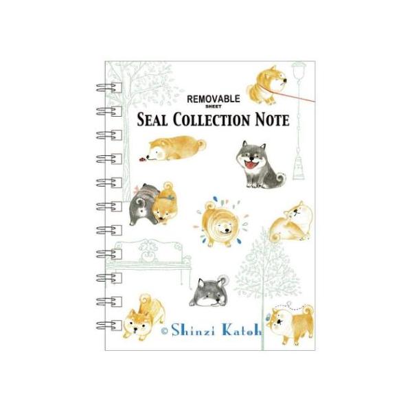 「シール帳」 シンジカトウ キャラクター シール帳 シール手帳 柴犬 シールのコレクションを可愛い手帳にまとめちゃおう 熊本県出身の雑貨デザイナー絵本作家[Shinzi Katoh/シンジ カトウ]の新作雑貨が登場こちらは定番人気アイテム[...