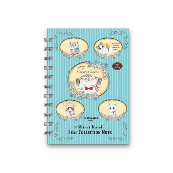 「シール帳」 シール手帳 Shinzi Katoh シール帳 chatonchaton2 シールのコレクションを可愛い手帳にまとめちゃおう 熊本県出身の雑貨デザイナー絵本作家[Shinzi Katoh/シンジ カトウ]の新作雑貨が登場こちら...