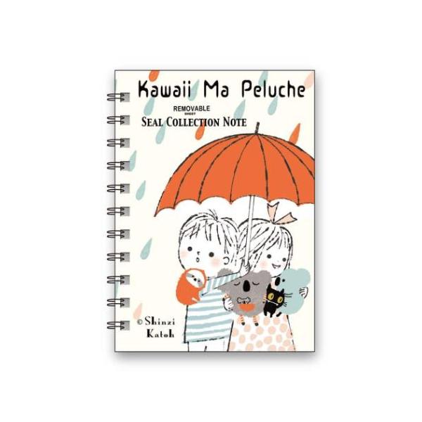 「シール帳」 シール帳 Shinzi Katoh シール手帳 シール堂印刷 Ma Peluche シールのコレクションを可愛い手帳にまとめちゃおう 熊本県出身の雑貨デザイナー絵本作家[Shinzi Katoh/シンジ カトウ]の新作雑貨が登...
