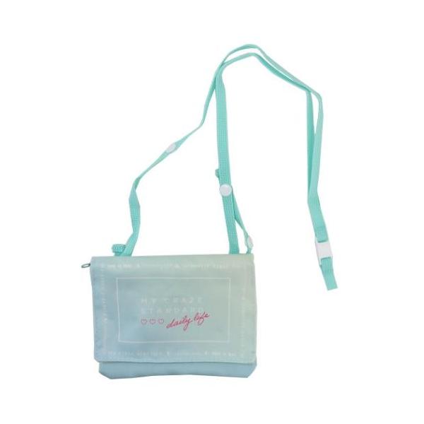 「クリップポケット」 クリップポケット ショルダー付マルチポケット グラデハート 粧美堂 ポケットがない服でもクリップで簡単に取り付けできる 入学 新学期に大喜び間違いなし かわいい新入学雑貨シリーズこちらはハンカチやティッシュ、マスクや小...