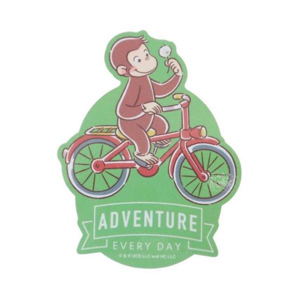 「ステッカー：キャラクター」 おさるのジョージ グッズ ダイカットシール 絵本キャラクター キャラクターステッカー 車やバイク、カバンやステーショナリーなどいろんなトコに… 世界中で愛されている人気絵本[キュリアスジョージ/おさるのジョージ...