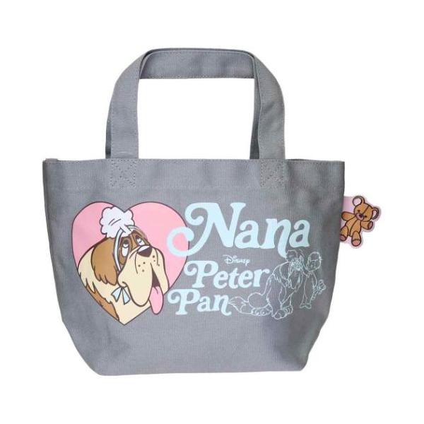 「ランチトート」 ピーターパン カラーマチ付バッグ ディズニー ランチバッグ キャラクター ナナ ハート お弁当入れやワンちゃんのお散歩などに使えるマチ付きバッグ 大人気ディズニーキャラクターグッズにまたまた可愛いnewアイテム登場こちらは...