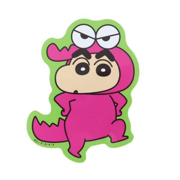 「ステッカー：キャラクター」 クレヨンしんちゃん グッズ ビッグシール アニメキャラクター アウトドアステッカー なりきりワニ山さん 車やバイク、カバンやステーショナリーなどいろんなトコに… 大人気アニメ[クレヨンしんちゃん]グッズにまたま...