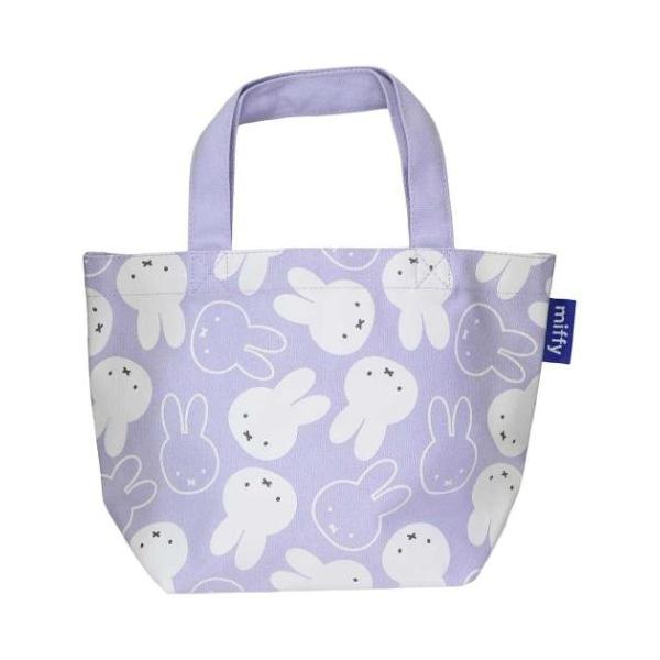 「ランチトート」 ミッフィー カラーマチ付バッグ ディックブルーナ ランチバッグ 絵本キャラクター お弁当入れやワンちゃんのお散歩などに使えるマチ付きバッグ ディックブルーナの人気絵本[miffy/ミッフィーちゃん]グッズにまたまた可愛いn...