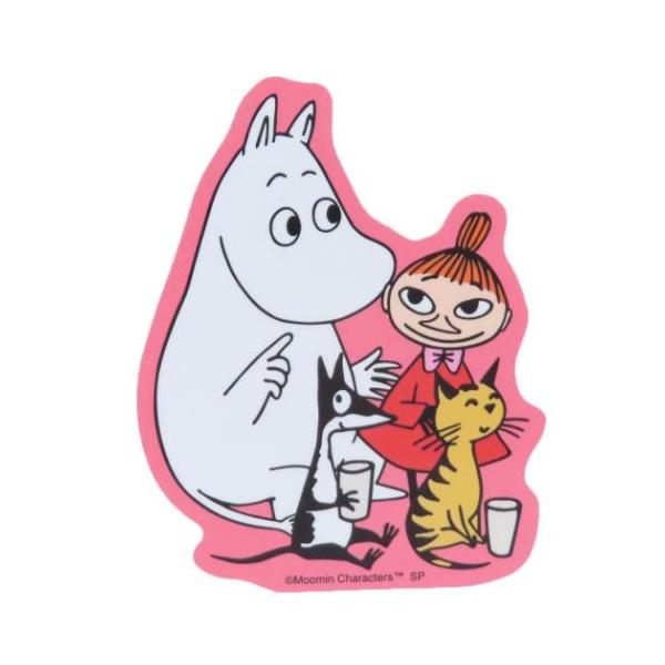 「ステッカー：キャラクター」 ムーミン キャラクター ダイカットシール キャラクターステッカー おしゃべり 北欧 車やバイク、カバンやステーショナリーなどいろんなトコに… 大人気[Moomin/ムーミン]グッズにまたまた可愛いnewアイテム...