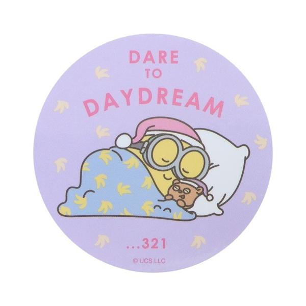 「ステッカー：キャラクター」 ミニオンズ キャラクター ビッグシール ダイカットビニールステッカー ボブ おやすみ ユニバーサル映画 車やバイク、カバンやステーショナリーなどいろんなトコに… 2022年7月公開 映画[ミニオンズ フィーバー...