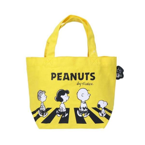 「ランチトート」 スヌーピー カラーマチ付バッグ ピーナッツ ランチバッグ キャラクター ウォーク YE お弁当入れやワンちゃんのお散歩などに使えるマチ付きバッグ 大人気[PEANUTS/SNOOPY]グッズにまたまた可愛いnewアイテム登...