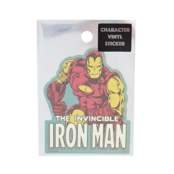 「ステッカー：キャラクター」 アイアンマン グッズ ステッカー ダイカット ビニール MARVEL キャラクター 車やバイク、カバンやステーショナリーなどいろんなトコに… 男女共に大人気[MARVEL/マーベル]グッズにまたまたKOOLなn...