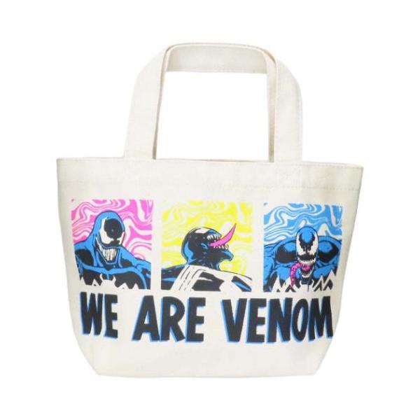 「ランチトート」 ヴェノム ランチバッグ マチ付バッグ ロゴ MARVEL スモールプラネット お弁当入れやワンちゃんのお散歩などに使えるマチ付きバッグ 男女共に大人気[MARVEL/マーベル]グッズにまたまた可愛いnewアイテム登場こちら...