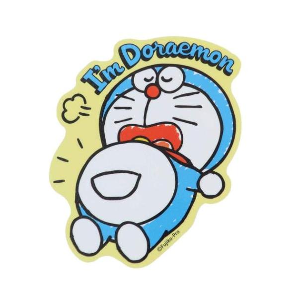 「ステッカー：キャラクター」 アイムドラえもん キャラクターステッカー ダイカットシール まんぷく サンリオ アニメキャラクター 車やバイク、カバンやステーショナリーなどいろんなトコに… サンリオとドラえもんの最強コラボ [I'm Dora...