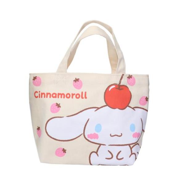 「ランチトート」 シナモロール マチ付バッグ サンリオ ランチバッグ キャラクター お弁当入れやワンちゃんのお散歩などに使えるマチ付きバッグ 大人気サンリオキャラクターグッズにまたまた可愛いnewアイテム登場こちらは定番人気アイテム[マチ付...