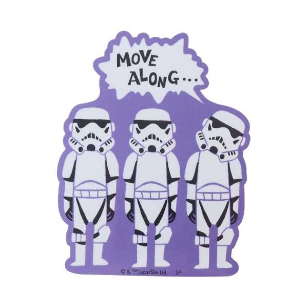 「ステッカー：キャラクター」 スターウォーズ キャラクターステッカー ダイカットシール ストームトルーパー PU STAR WARS キャラクター 車やバイク、カバンやステーショナリーなどいろんなトコに… SF映画の金字塔[STAR WAR...