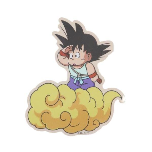 「ステッカー：キャラクター」 ドラゴンボール キャラクターステッカー ダイカットシール 筋斗雲 アニメキャラクター 車やバイク、カバンやステーショナリーなどいろんなトコに… 大人気アニメ[DRAGONBALL]グッズにまたまた可愛いnewア...