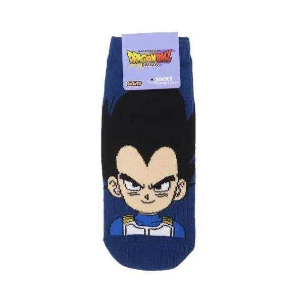「靴下：レディース」 ドラゴンボールDAIMA レディースソックス 女性用靴下 ベジータ ミニ アニメキャラクター カラフルでポップなキャラックスに新作登場 大人気アニメ[DRAGONBALL]グッズにまたまた可愛いnewアイテム登場こちら...