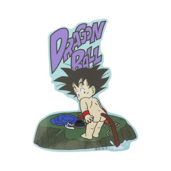 「ステッカー：キャラクター」 ドラゴンボール グッズ ビッグシール アニメキャラクター アウトドアステッカー 孫悟空 釣り 車やバイク、カバンやステーショナリーなどいろんなトコに… 大人気アニメ[DRAGONBALL]グッズにまたまた可愛い...