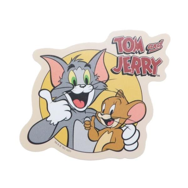 「ステッカー：キャラクター」 トムとジェリー ステッカー ビニール ダイカット ワーナーブラザース ステッカー キャラクター サムズアップ 車やバイク、カバンやステーショナリーなどいろんなトコに… 大人気トム＆ジェリーグッズにまたまた可愛い...