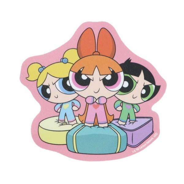 「ステッカー：キャラクター」 パワーパフガールズ キャラクター ステッカー ダイカット ビニール ビッグ シール パジャマ 車やバイク、カバンやステーショナリーなどいろんなトコに… スーパーパワーを持ったブリッサム バブルス バターカップの...