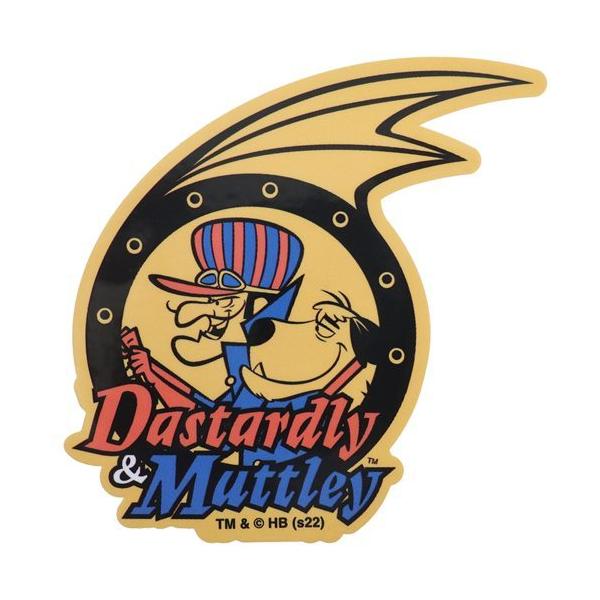 「ステッカー：キャラクター」 チキチキマシン猛レース グッズ ビッグシール キャラクター ダイカットビニールステッカー コンビ 車やバイク、カバンやステーショナリーなどいろんなトコに… ワーナーブラザースの人気キャラ[チキチキマシン猛レース...