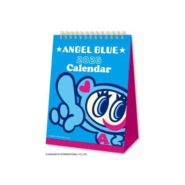 「キャラクター キッズ」 2026Calendar エンジェルブルー 卓上カレンダー2026年 卓上 スケジュール 平成レトロが可愛いエンジェルブルーのカレンダー 平成のジュニアブームを牽引したブランドエンジェルブルーが卓上カレンダーになり...