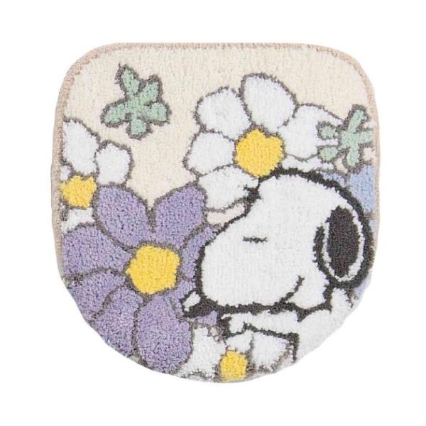 「トイレ用品」 スヌーピー キャラクター トイレ用品 兼用フタカバー 花いっぱい ブルー スヌーピーの可愛い花いっぱいシリーズ 大人気[PEANUTS/SNOOPY]グッズにまたまた可愛いnewアイテム登場こちらはかわいい[トイレ蓋カバー]...