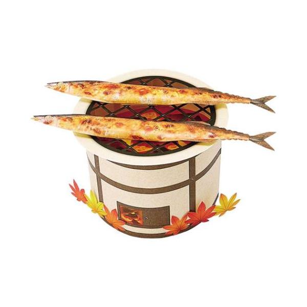 「グリーティングカード」 グリーティングカード アキ JAU30-5 立体ダイカットカード 秋 七輪にサンマ サンリオ 贈ってももらっても楽しいメッセージカード 贈ってももらっても楽しいグリーティングカードこちらはかわいい[立体ダイカットカ...