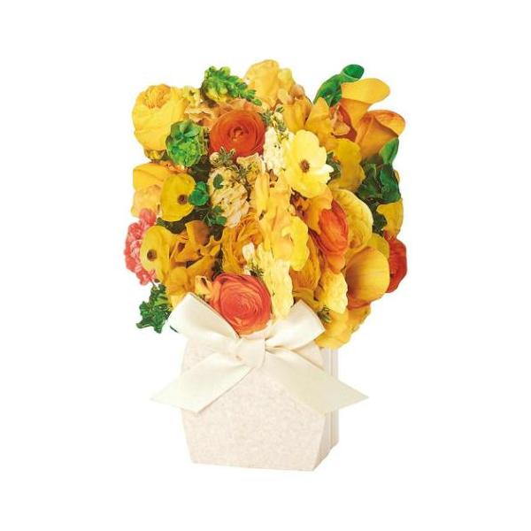 「グリーティングカード」 グリーティングカード ハルJSC 31-6 アレンジメントピンク サンリオ 贈ってももらっても楽しいメッセージカード 贈ってももらっても楽しいかわいいグリーティングカード実際のフラワーアレンジメントを撮影して、立体...