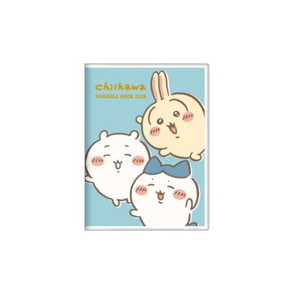 「キャラクターその他」 ちいかわ キャラクター A6マンスリー手帳2026 2026年月間ダイアリー 持ち運びに便利なA6サイズのスケジュール手帖 ちいかわ ハチワレ うさぎ達の何気ない日常を描いた Twitterに投稿される漫画が大人気イ...