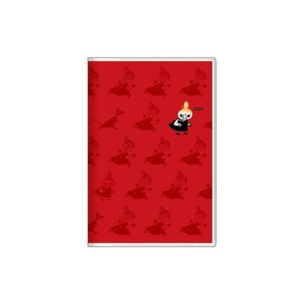 「ムーミン」 ムーミン 令和8年手帖 B7マンスリー手帳2026 キャラクター 2026年月間ダイアリー リトルミイ 持ち歩きやすいポケットサイズのスケジュール手帖 大人気[Moomin/ムーミン]の可愛い2026年スケジュール手帳随所に描...