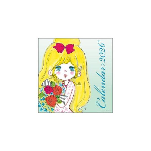 「キャラクター キッズ」 水森亜土 壁掛けカレンダー2026年 ウォールカレンダー 2026Calendar L インテリア 書き込み いろんな場所にも掛けやすい縦長タイプのカレンダー 唄いながら透明アクリルボードに可愛いイラストを描く[あ...
