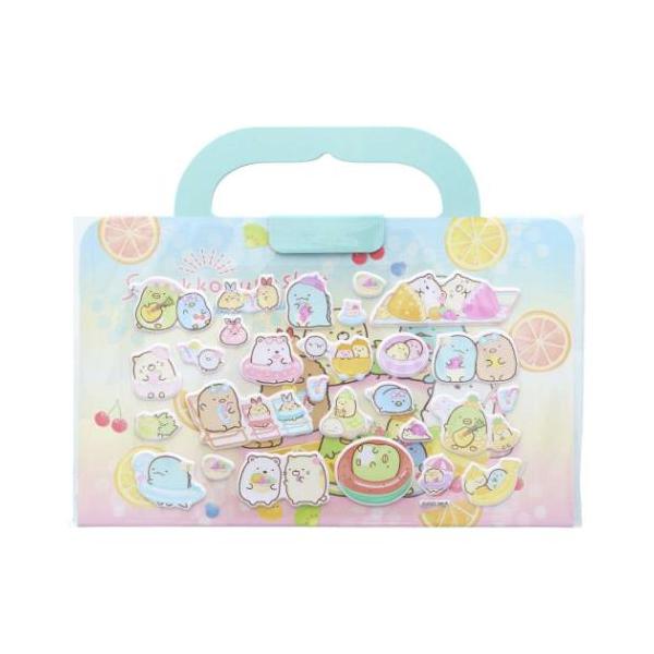 「シール：キャラクター」 すみっコぐらし キャラクター シール あそびシールバッグ サンエックス シールを貼ってはがして何度でも遊べる サンエックスの大人気キャラクター[すみっこぐらし]から可愛いアイテム登場こちらは[シール遊びバッグ]持ち...