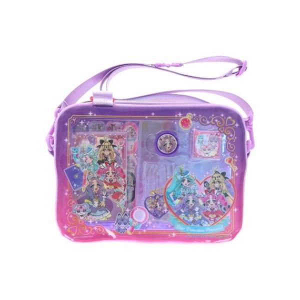 「文房具セット」 名探偵プリキュア！ アニメキャラクター 文具セット ステショおでかけポーチ ショルダーポーチの中にステーショナリーがいっぱい入ったセット シリーズ第23作目となる探偵をモチーフにした[名探偵プリキュア！]グッズにまたまた可...