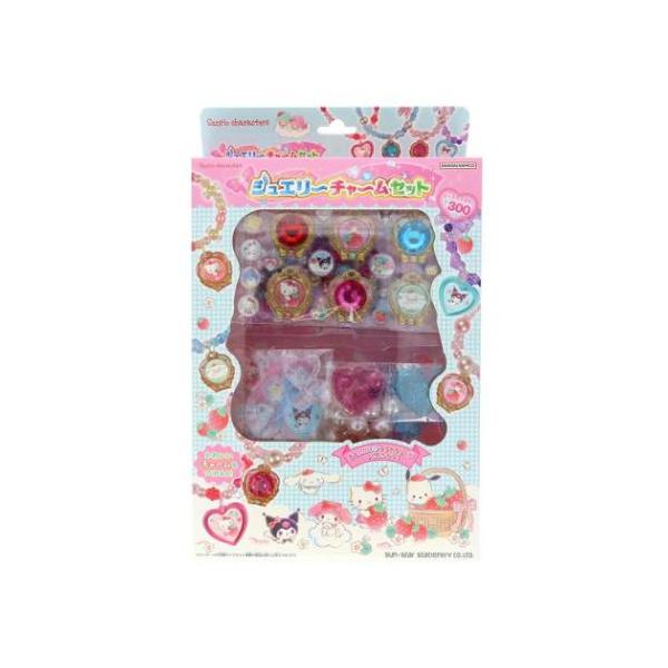「アクセサリーその他」 ジュエリーチャームセット サンリオキャラクターズ アクセサリー サンリオ サンスター文具 豪華セットでかわいいチャームが作れちゃう 大人気サンリオキャラクターズグッズにまたまた可愛いnewアイテム登場こちらはシールを...