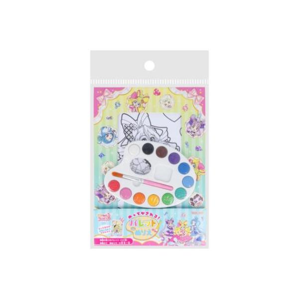 「知育玩具」 キミとアイドルプリキュア グッズ 塗り絵 アニメキャラクター ぬってたのしい かざってうれしい パレット付きのぬりえ シリーズ第22作目となるアイドルをテーマにした[キミとアイドルプリキュア]グッズにまたまた可愛いnewアイテ...