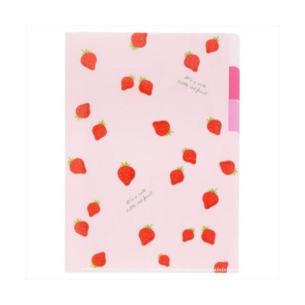「ポケットファイル」 ポケットファイル ICHIGO4 クリアファイルA5 3ポケット B 新入学 サンスター文具 新入学の準備はお済みですか 人気の文具で揃えちゃおう 食べたくなっちゃう、ジューシーイチゴ。ギンガムチェック+イチゴ=可愛い...