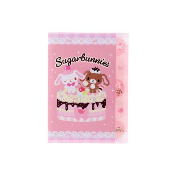 「ポケットファイル」 ダイカットクリアファイル5P 5ポケット A4 シュガーバニーズ ポケットファイル サンリオ サンスター文具 Y2Kホイップデコ インデックスが可愛い5ポケットクリアファイル 大人気サンリオキャラクターグッズにまたまた...