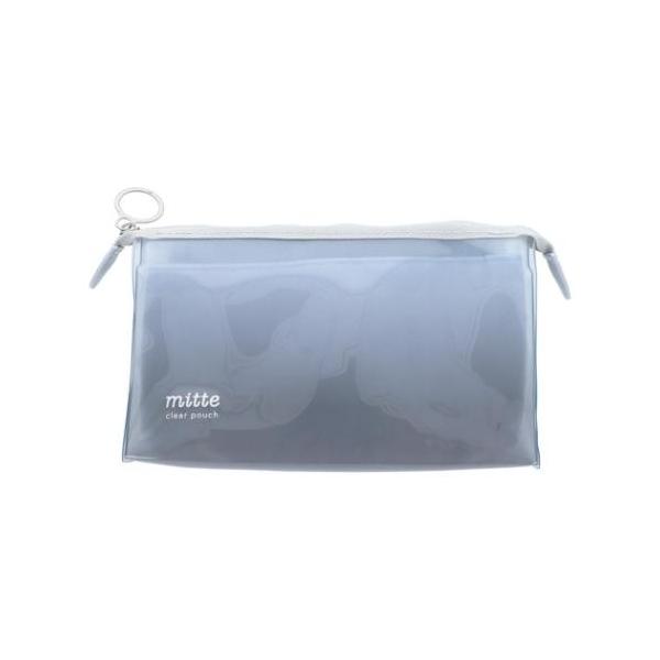 「ペンケース」 ペンポーチ mitte ミッテ クリアポーチ マチ cloudy サンスター文具 魅せるがコンセプトのミッテから淡いグラデーションカラー登場 毎日が楽しくなるキュートなステーショナリーシリーズこちらはつい魅せたくなる映えるク...