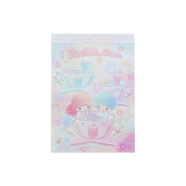 「メモ帳」 リトルツインスターズ キキ＆ララ メモミニ ミニミニメモ メモ帳 ゆめかわ！ サンリオ キャラクター 夢みたいに可愛いゆめかわをテーマにしたシリーズ 大人気サンリオキャラクターグッズにまたまた可愛いnewアイテム登場こちらは定番...