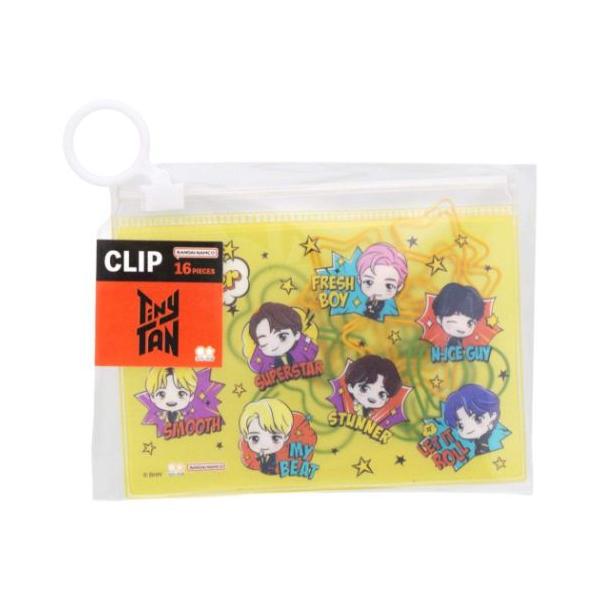 「クリップ マグネット」 タイニータン ケース付クリップ TinyTAN クリップ キャラクター Butter イエロー 新入学 TinyTANのステーショナリートータル企画第3弾 世界中で大人気[TinyTAN/タイニータン]大ヒット曲の...
