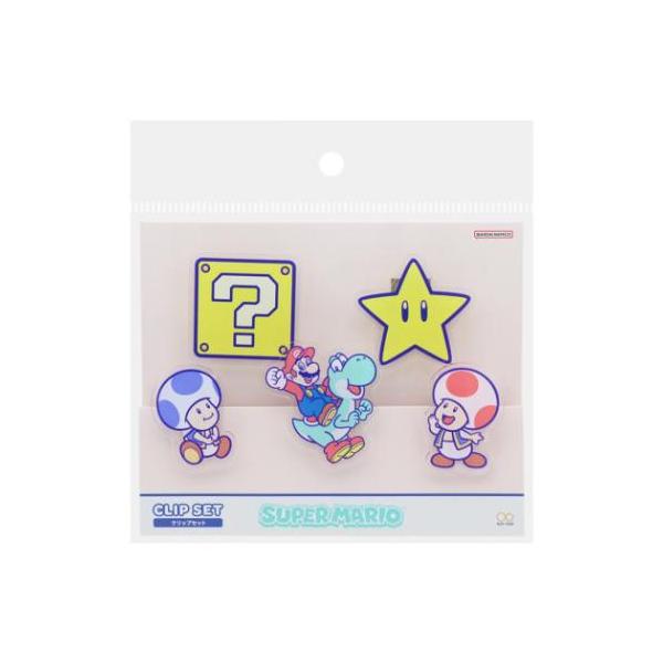 「クリップ マグネット」 スーパーマリオブラザーズ グッズ クリップ キャラクター アクリルクリップ5個セット スーパーマリオのステーショナリーが登場  世界中で愛されている[スーパーマリオ]グッズにまたまた可愛いnewアイテム登場こちらは...
