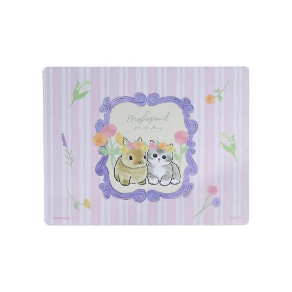 「パソコン周辺アクセ」 モフサンド マウスパッド PCアクセ ピンク mofusand キャラクター 春にぴったりなお花やフレームのモチーフのシリーズ もふもふにゃんこのもふもふな[mofusand/モフサンド]グッズにまたまた可愛いnew...