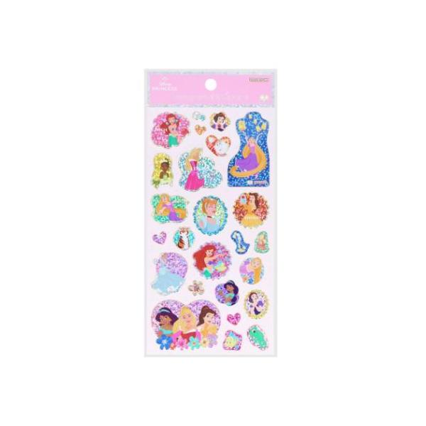 「シール：キャラクター」 ディズニープリンセス ホログラムシール シールシート NLC ディズニー キャラクター New Life Collectionシリーズ 大人気ディズニーキャラクターグッズにまたまた可愛いnewアイテム登場こちらはか...